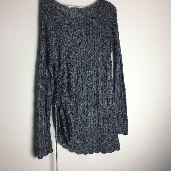 Cato | Sweaters | Cato Womens Knit Sweater Blacksilver Size Xl | Poshmark